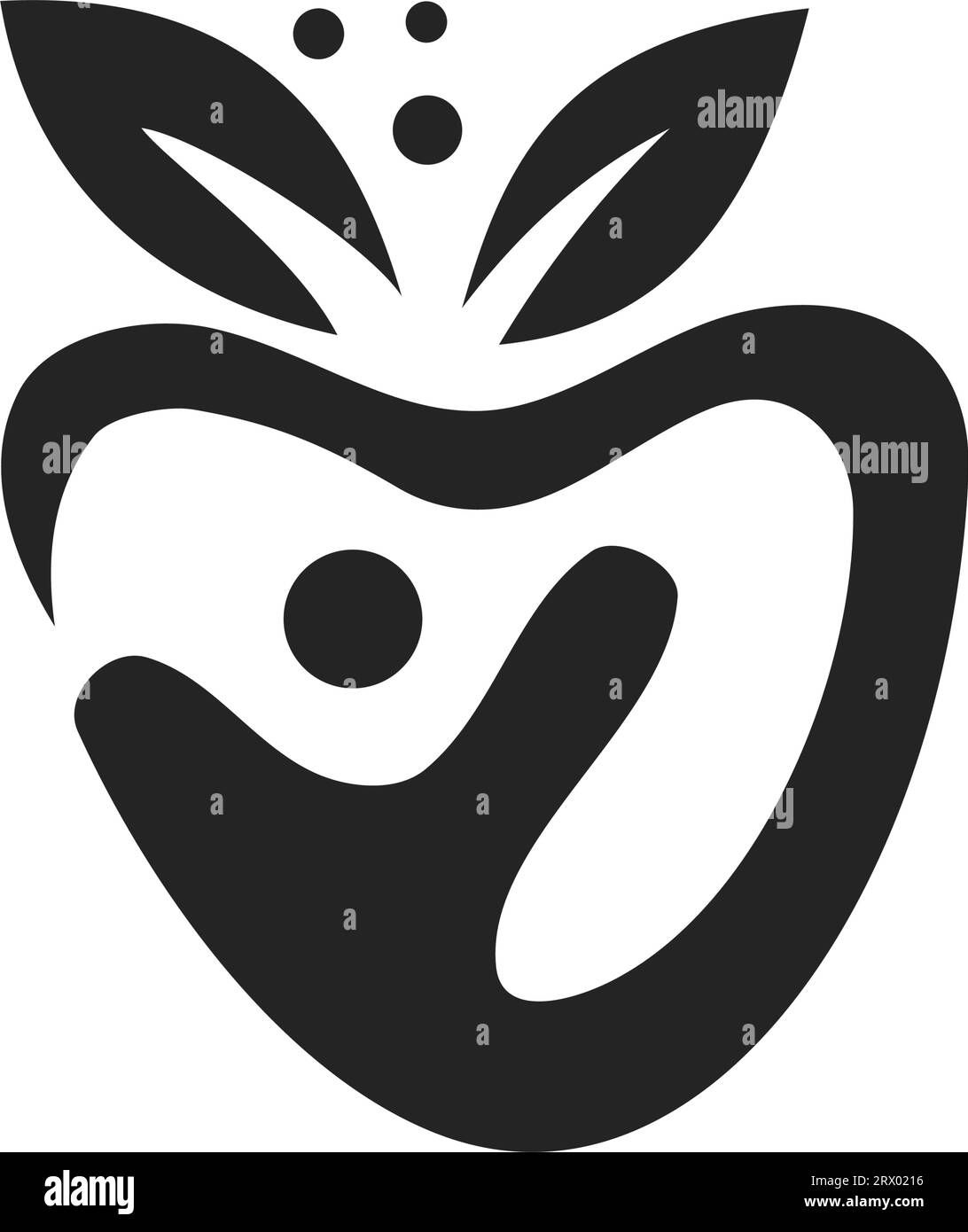 health nutrition logo template Isolated. Brand Identity. Icon Abstract ...