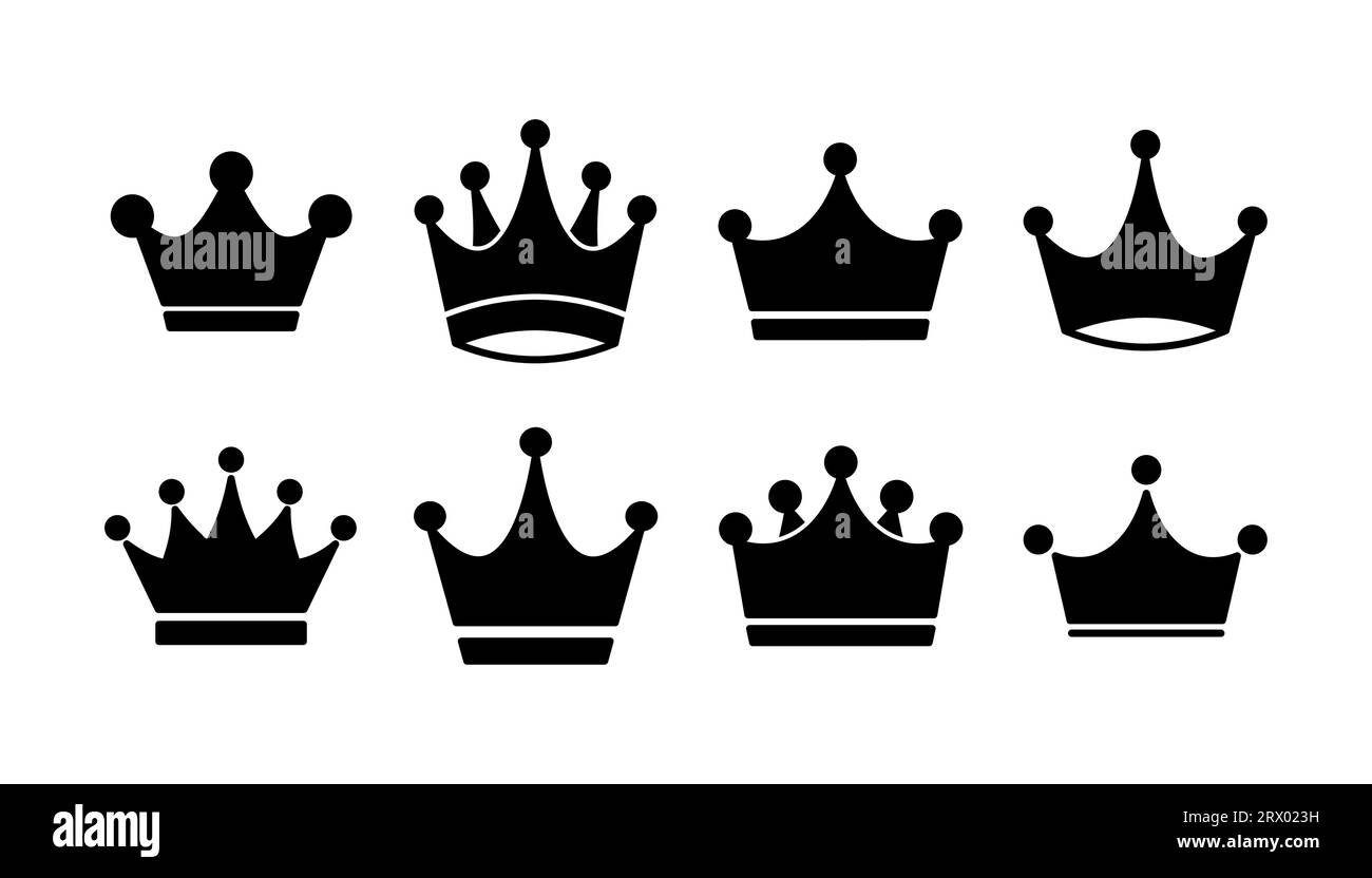 Crown Icon vector. Crown symbol for web site design Stock Vector Image ...