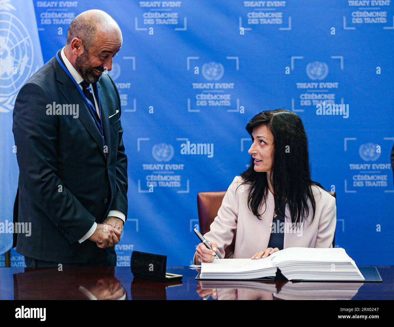 New York, New York, USA. 20th Sep, 2023. MARIYA GABRIEL Minister of ...