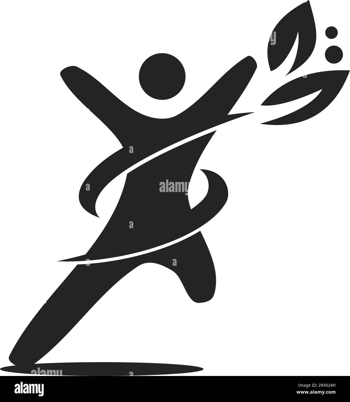 health nutrition logo template Isolated. Brand Identity. Icon Abstract ...