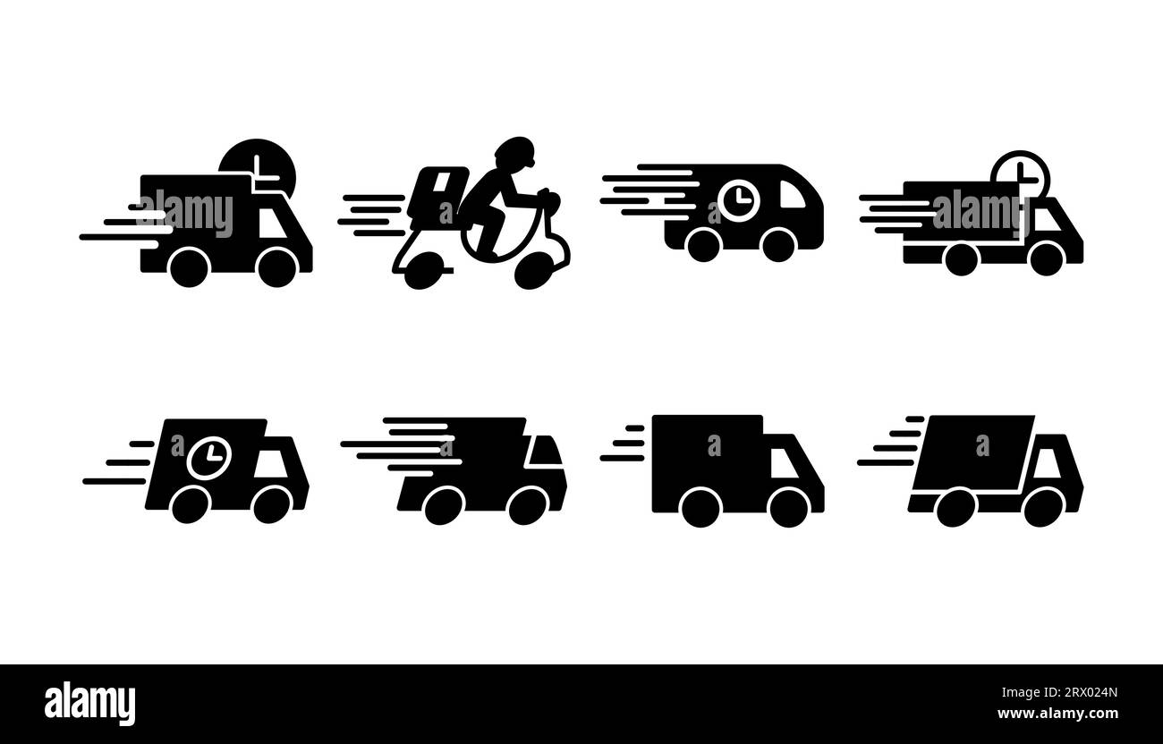 Delivery icon vector. Shipping fast delivery icon Stock Vector Image ...