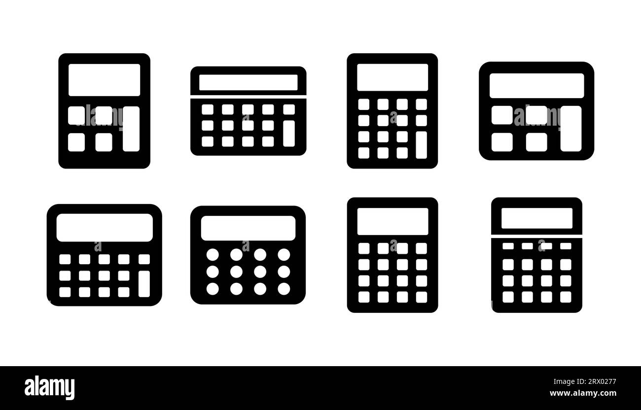 Calculator icon vector. math icon. finances sign Stock Vector Image ...