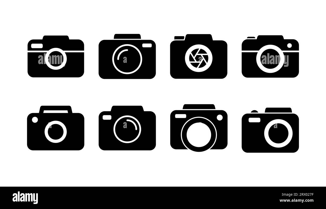 Camera Icon in trendy flat style isolated. Camera symbol web site design Stock Vector Image ...