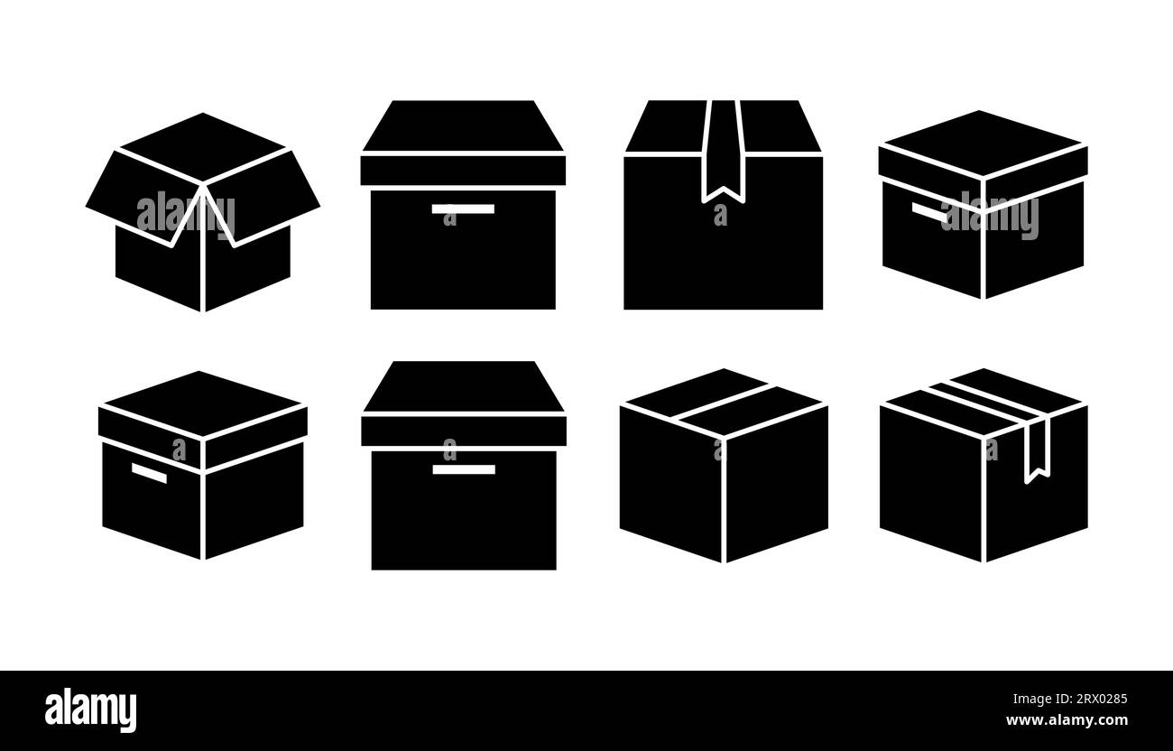 Box icon vector. Box sign. delivery package. parcel box Stock Vector ...