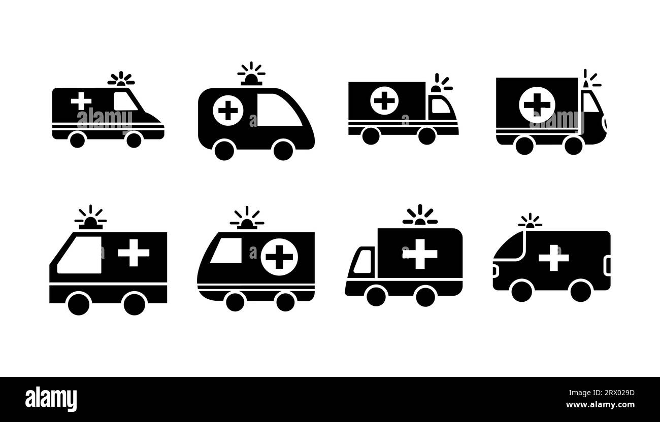 Ambulance icon vector. Ambulance car icon Stock Vector Image & Art - Alamy