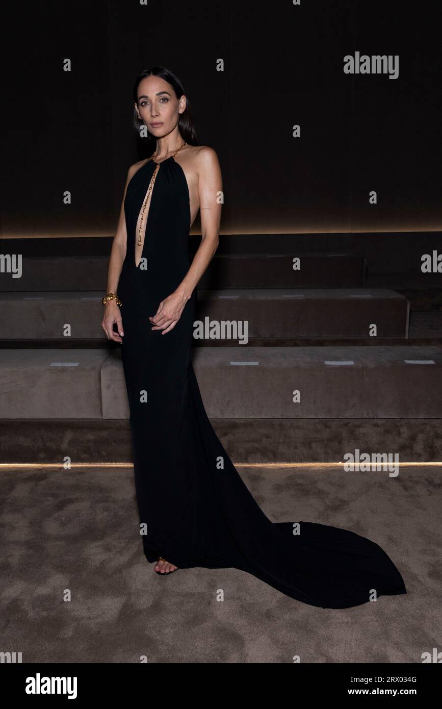 Milan, Italien. 21st Sep, 2023. Rebecca Dayan attends TOM FORD Spring ...