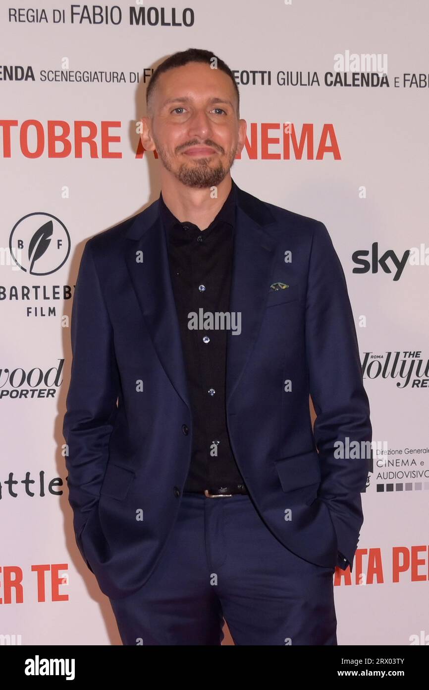 Rome, Italy. 21st Sep, 2023. Fabio Mollo attends the red carpet of ...