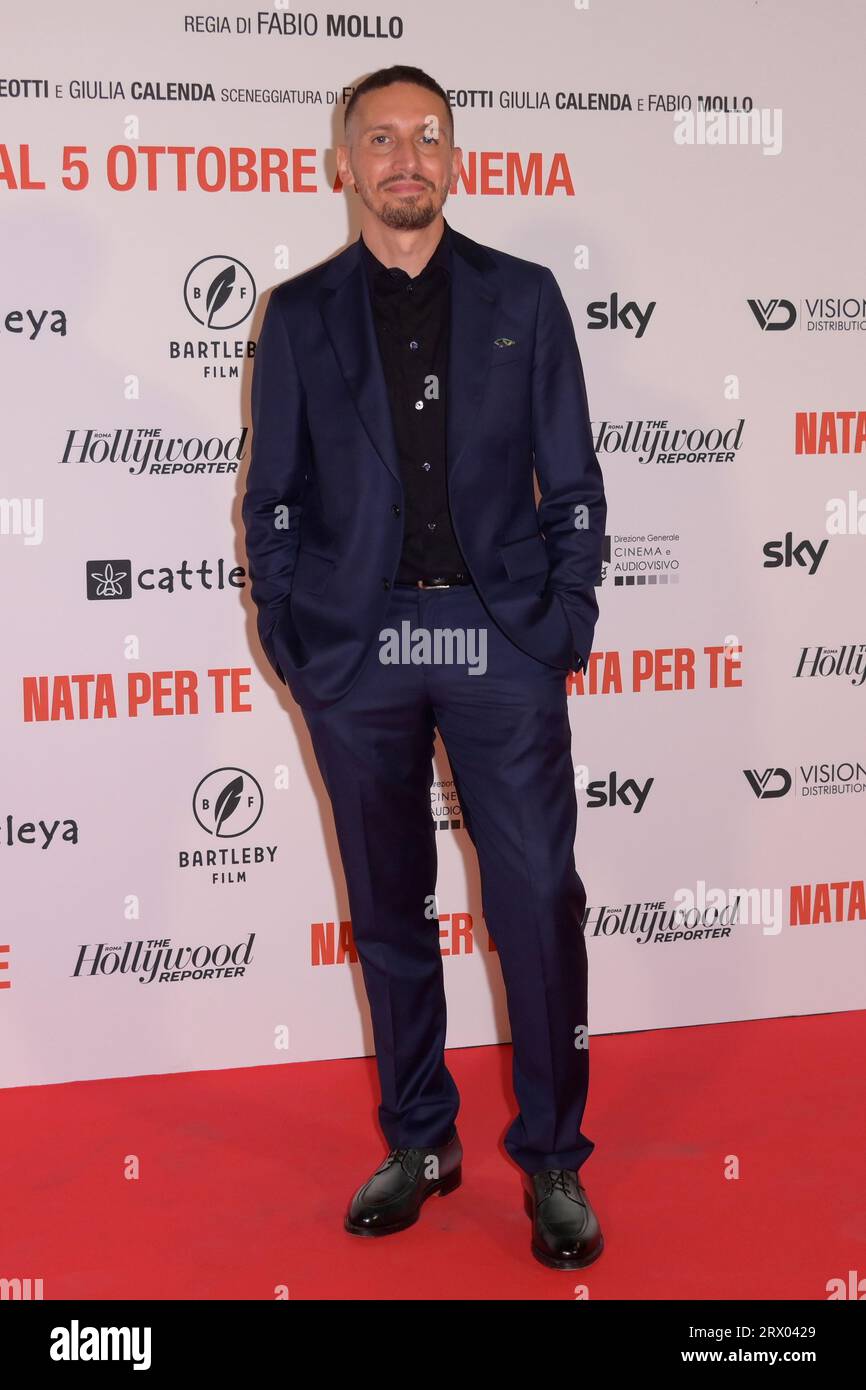 Rome, Italy. 21st Sep, 2023. Fabio Mollo attends the red carpet of ...