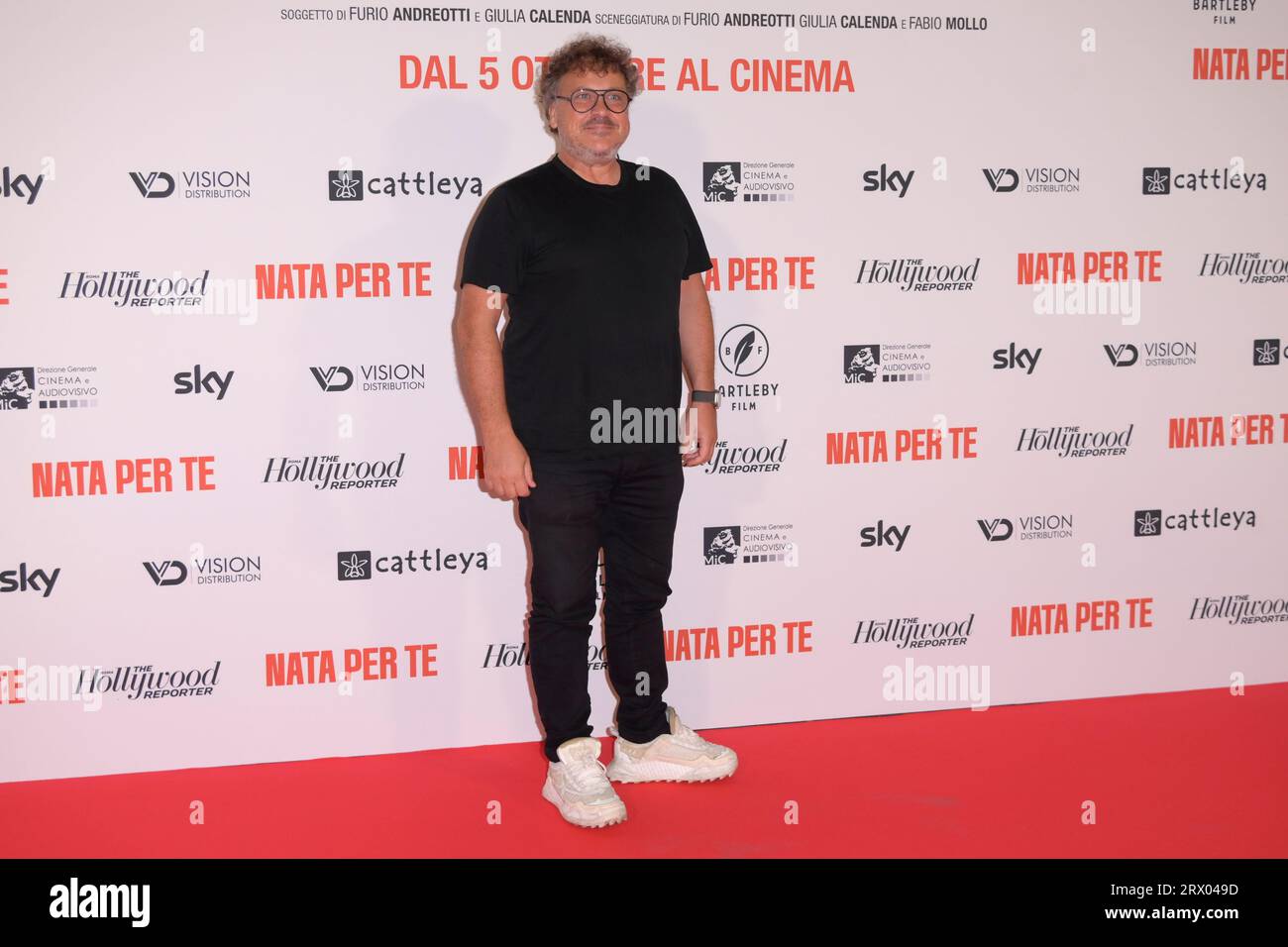 Rome, Italy. 21st Sep, 2023. Marco Belardi attends the red carpet of movie Nata per te at The ...