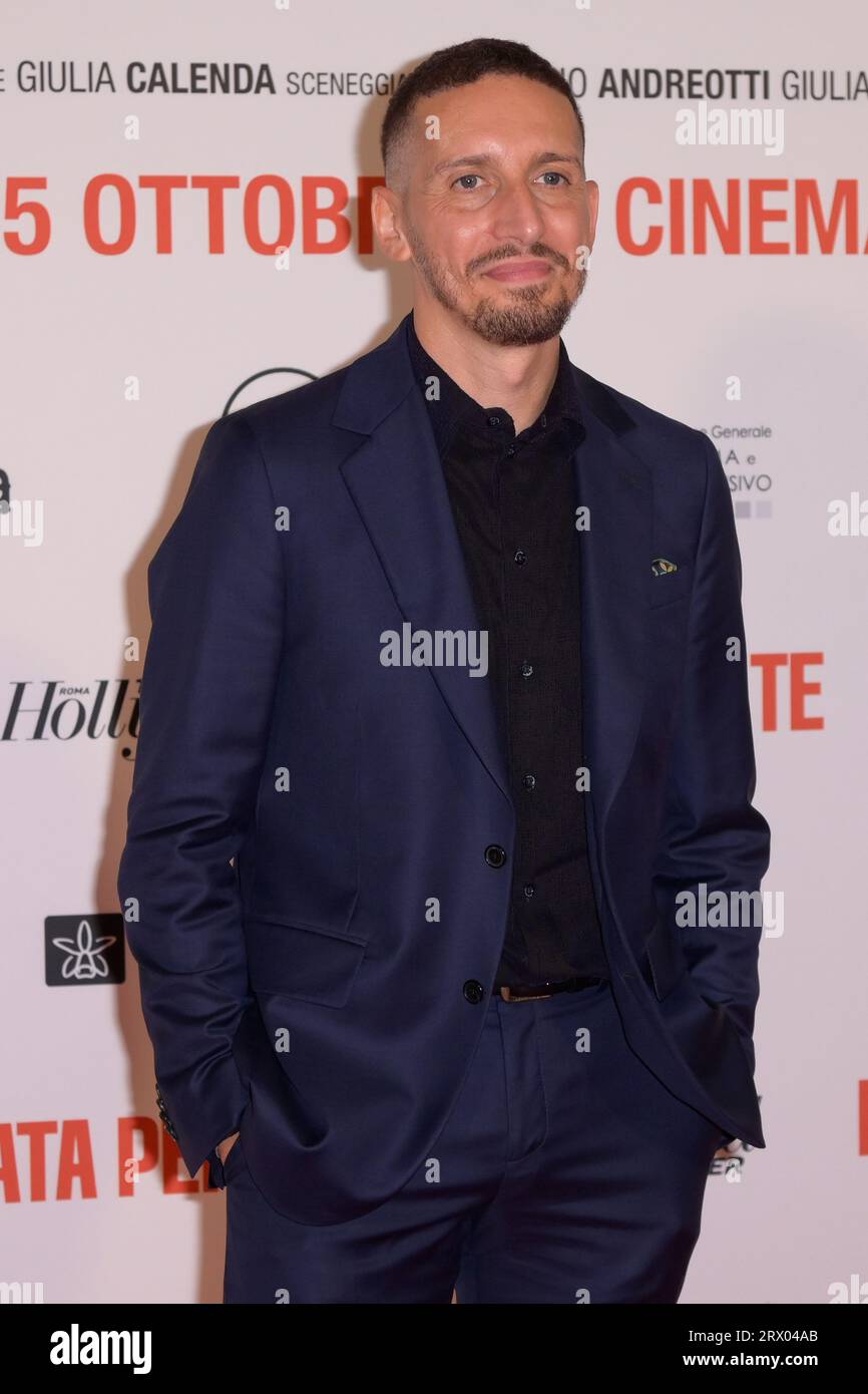 Rome, Italy. 21st Sep, 2023. Fabio Mollo attends the red carpet of ...