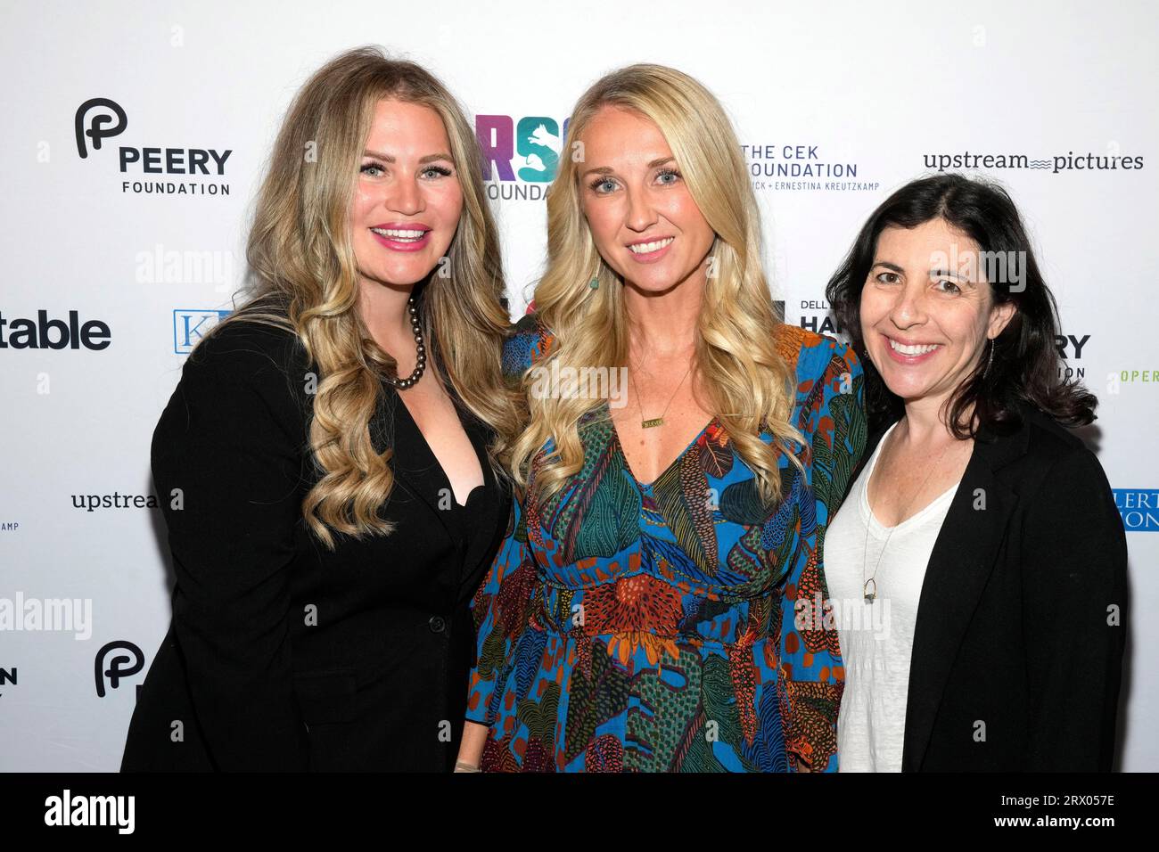 Heather Kahlert, from left, Lindsay Hadley and Meredith Blake attend ...
