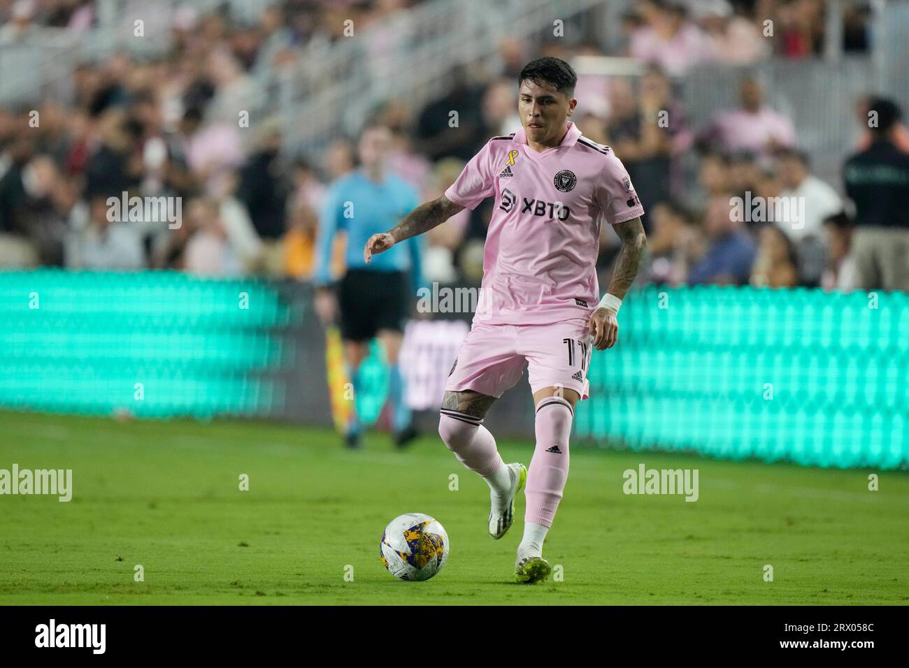 Inter Miami midfielder Facundo Farias (11) is shown during the first ...