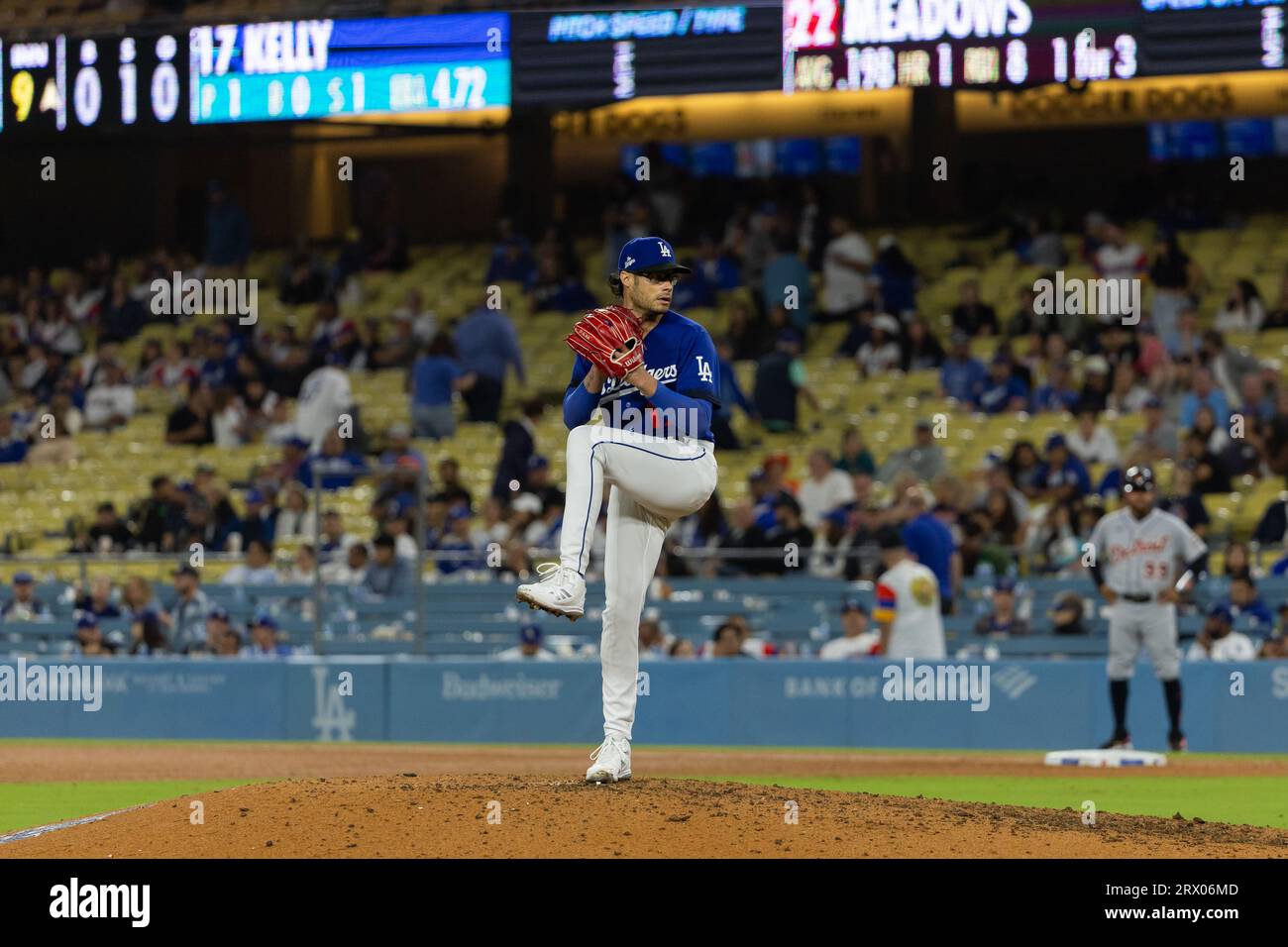 Los Angeles, United States. 18th Sep, 2023. Los Angeles Dodgers relief ...