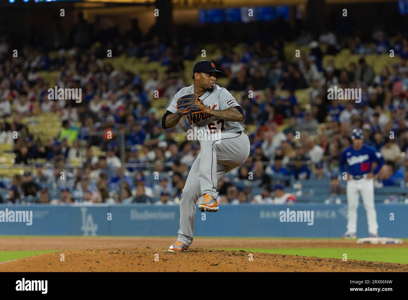 Los Angeles, United States. 18th Sep, 2023. Detroit Tigers relief ...