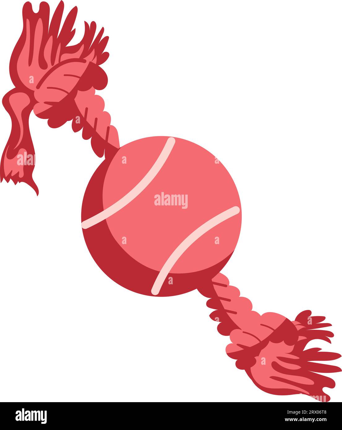 Dog rope chew toy Stock Vector Images - Alamy