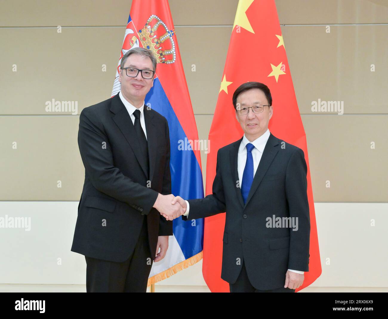 New York, USA. 21st Sep, 2023. Chinese Vice President Han Zheng meets ...