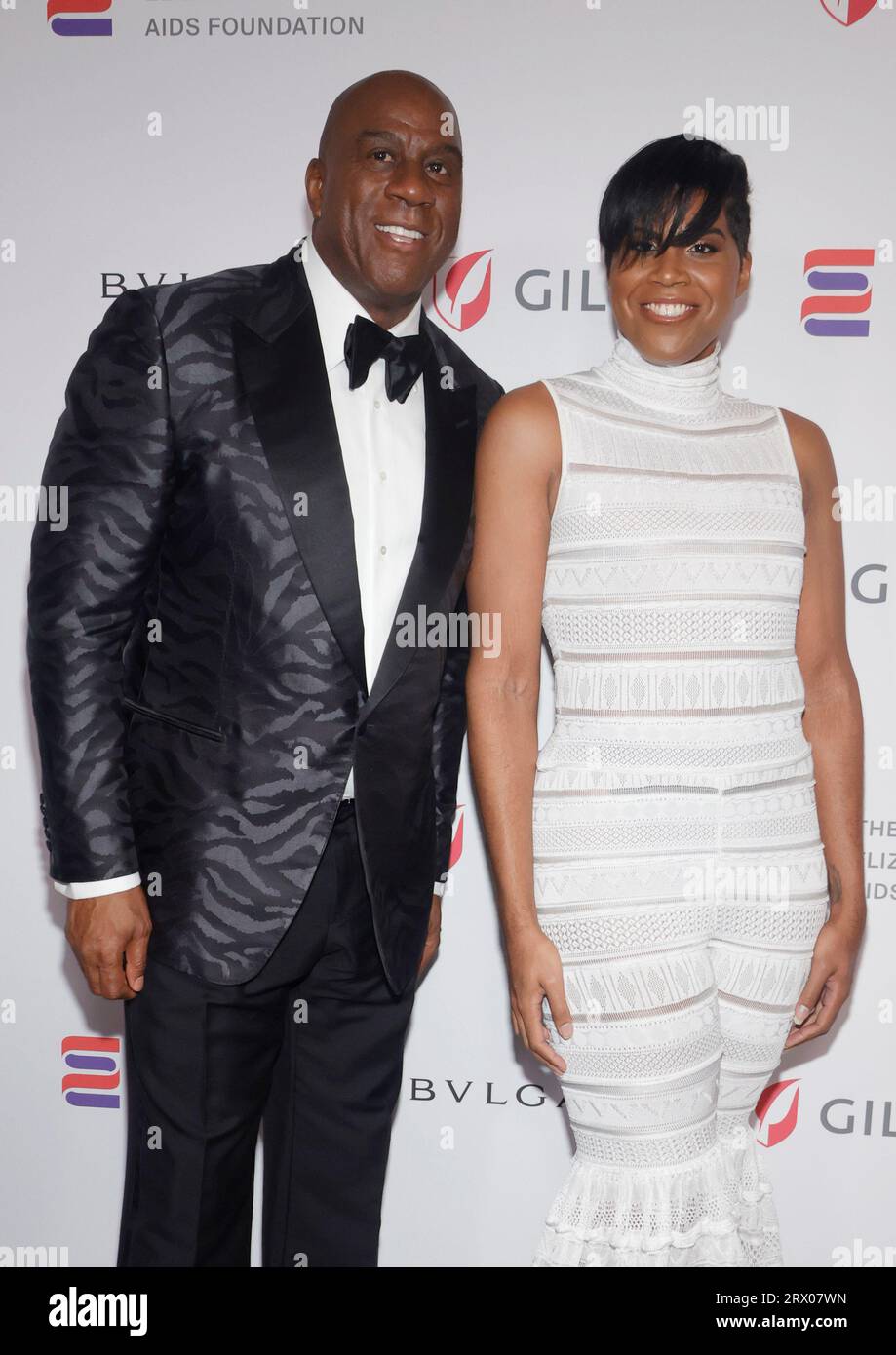 Beverly Hills, Ca. 21st Sep, 2023. Earvin 'Magic' Johnson and E.J ...