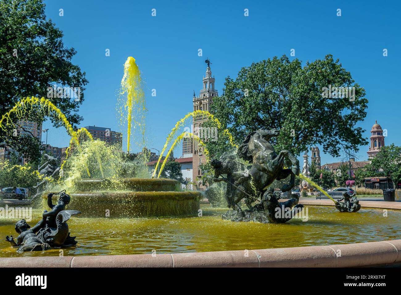 Fountains of Kansas City Stock Photo - Alamy