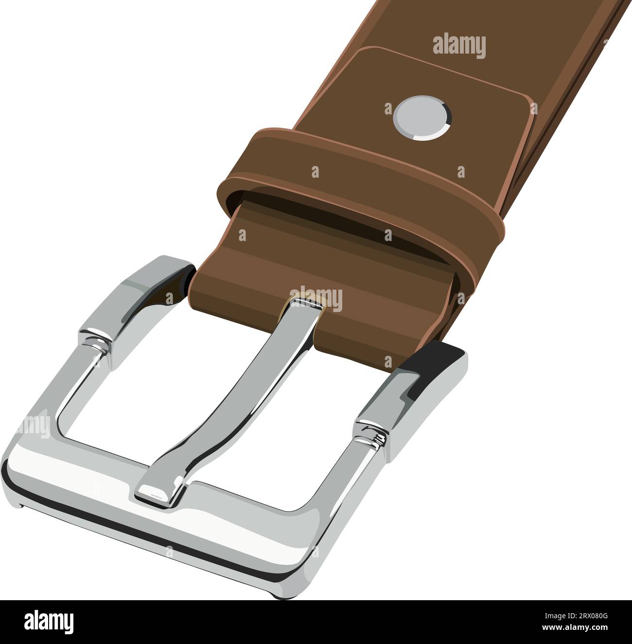 Layered vector illustration of isolated Belt Buckle Stock Vector Image ...