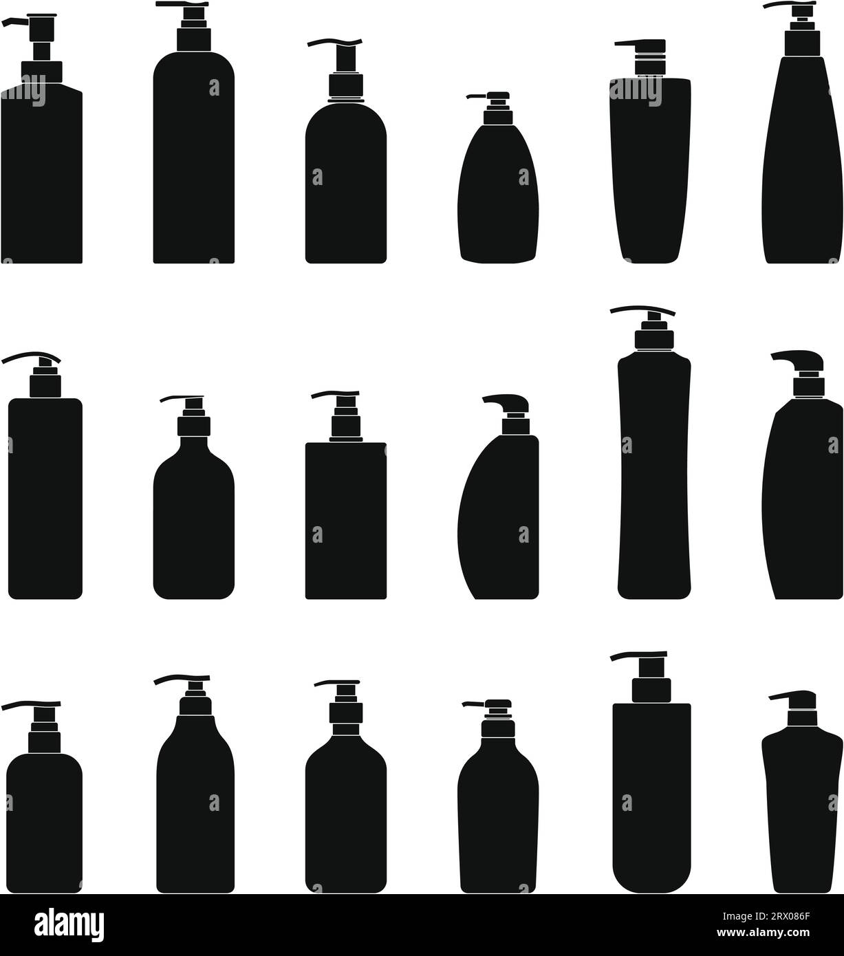 Collections of water bottles Stock Vector Images - Alamy