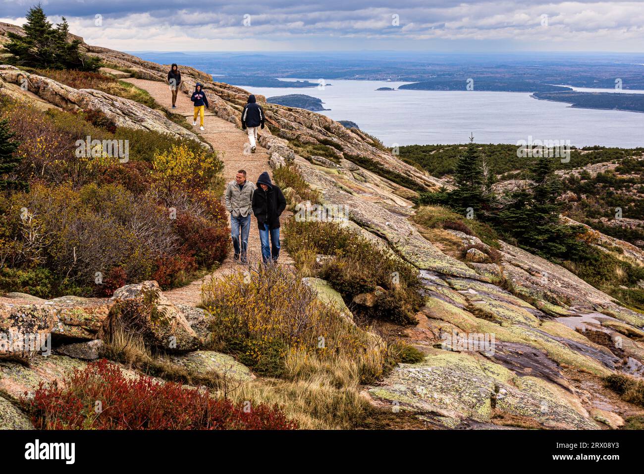 Cadillac Mountain Acadia National Park Mount Desert Island, Maine, USA ...