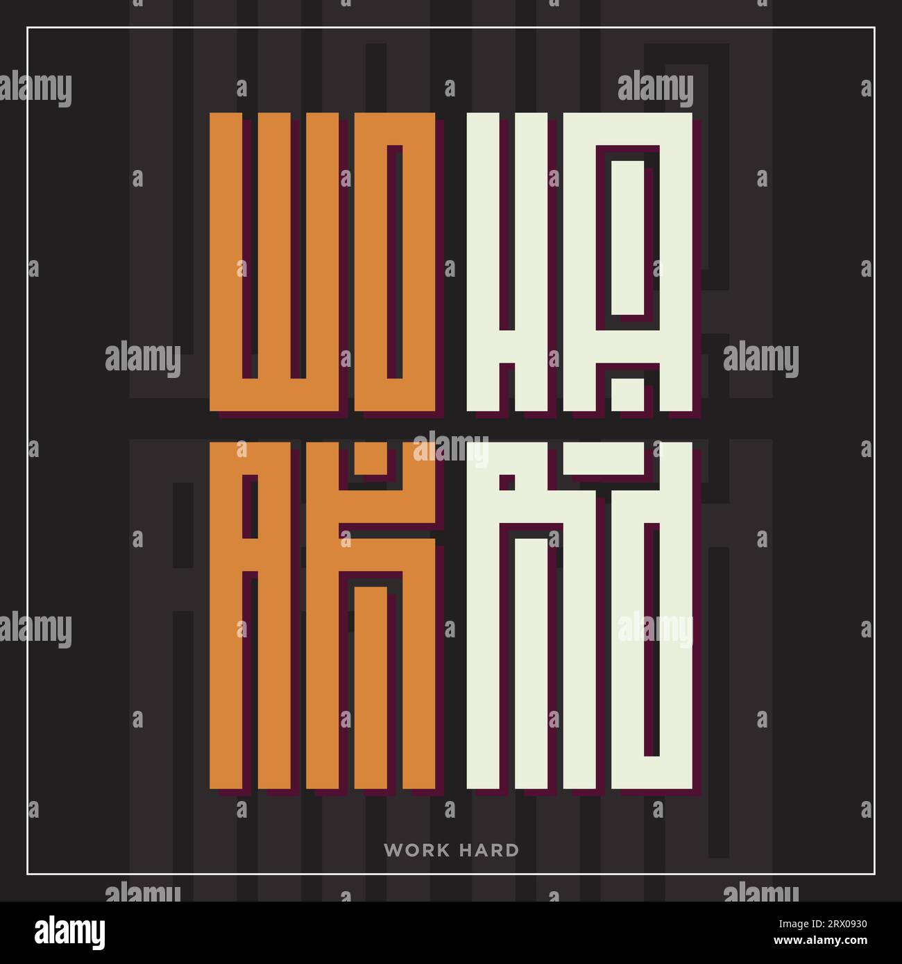 Never Surrender Inspirational text background vector, Typography Never ...