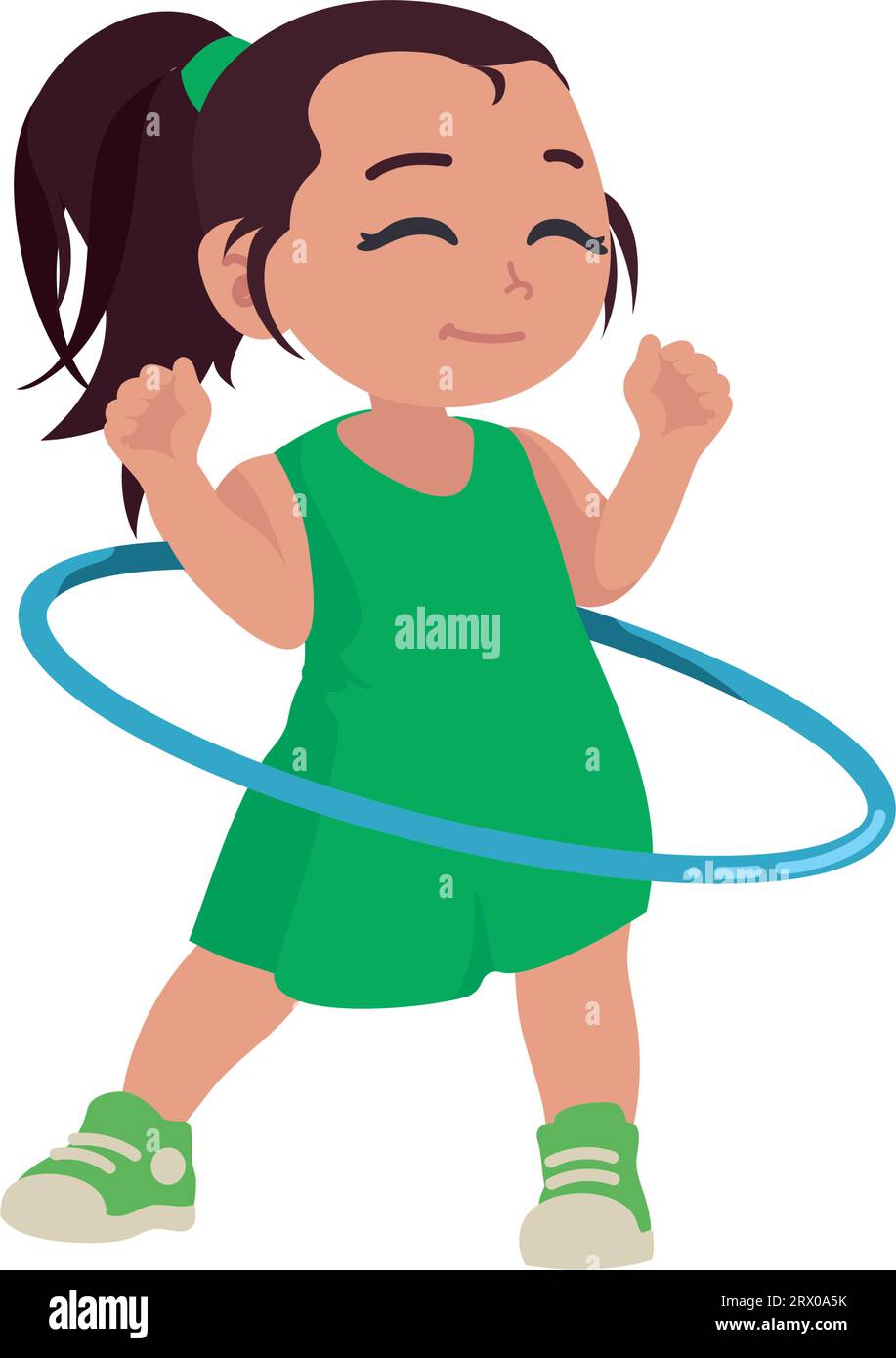 girl playing with ula ula Stock Vector Image & Art - Alamy