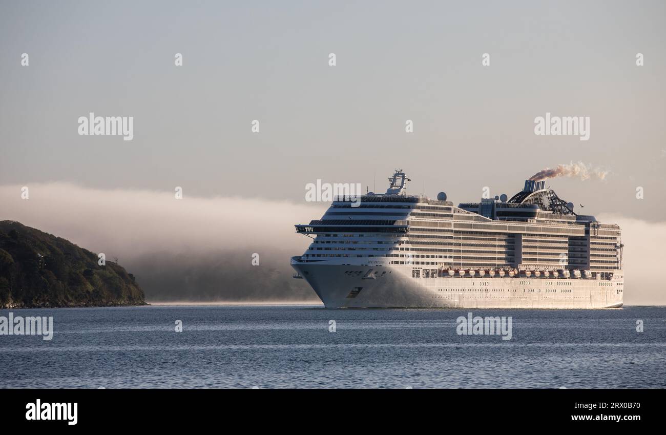 Cobh, Cork, Ireland. 21st September, 2023. Cruise ship MSC Preziosa ...