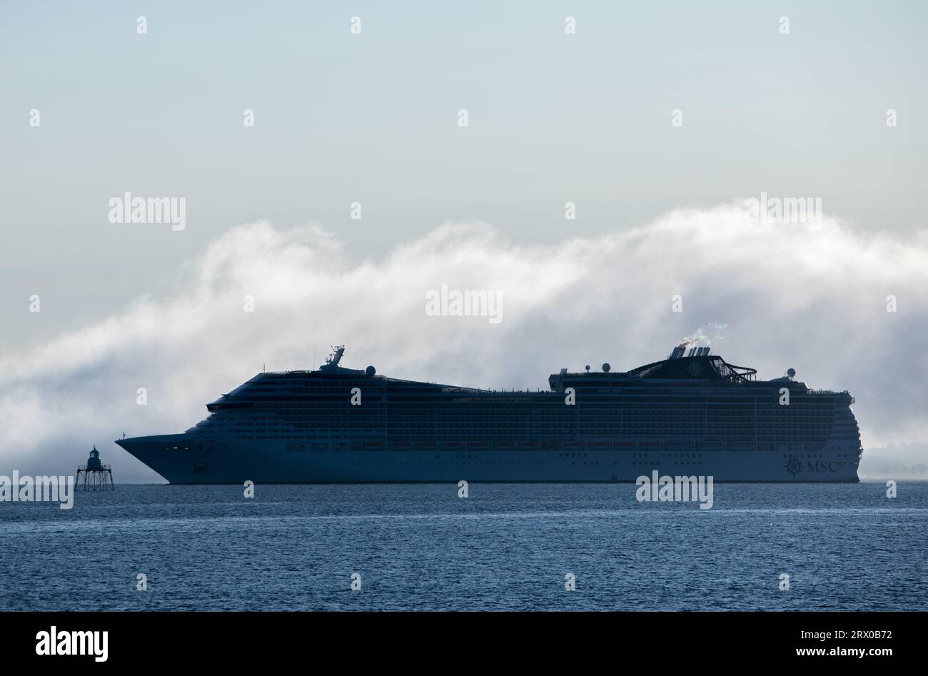 Cobh, Cork, Ireland. 21st September, 2023. Cruise ship MSC Preziosa ...