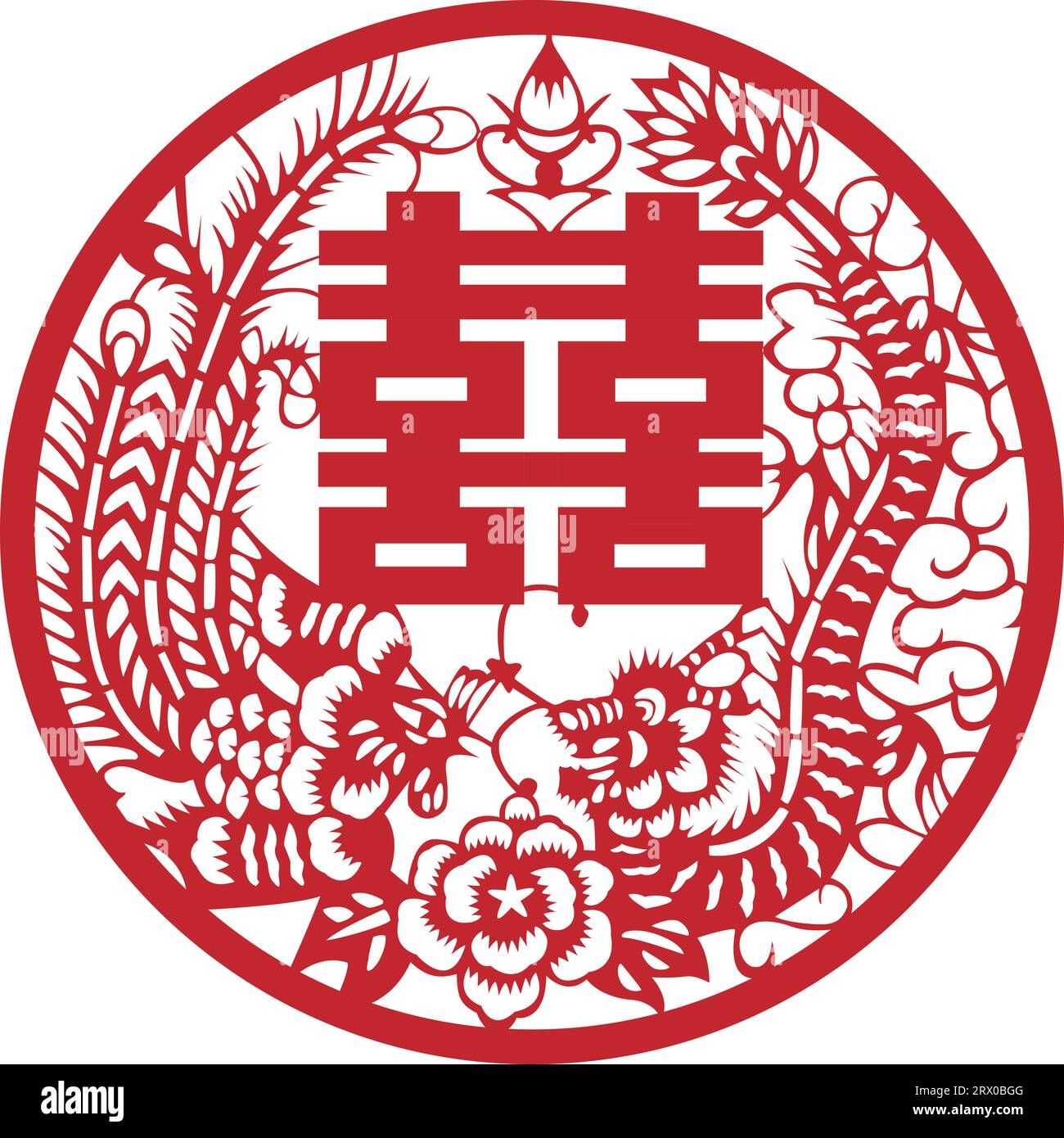 Chinese Phoenix Vector