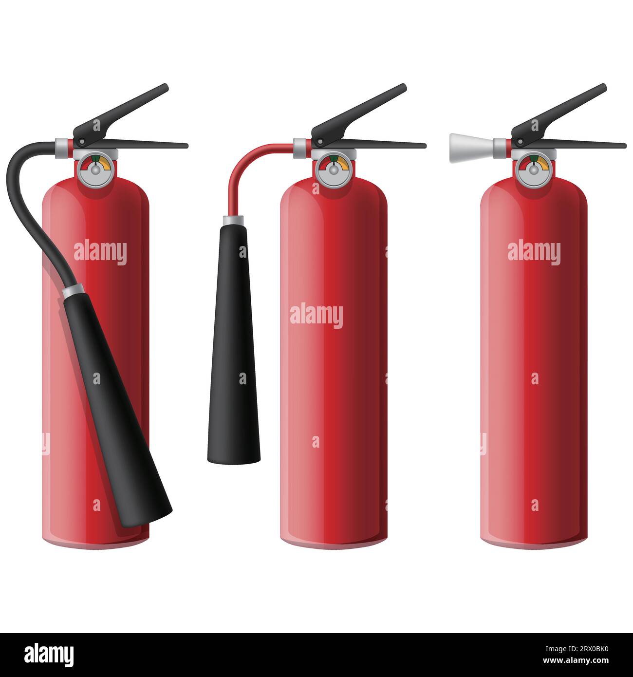 Layered vector illustration of Fire Extinguisher Stock Vector Image ...