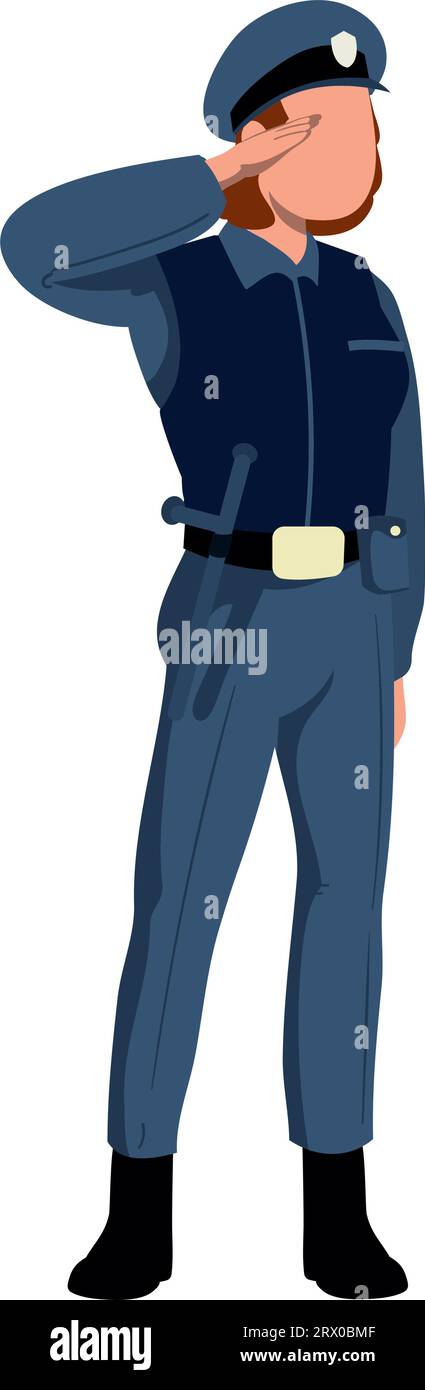 Police salute saluting parade hi-res stock photography and images - Alamy