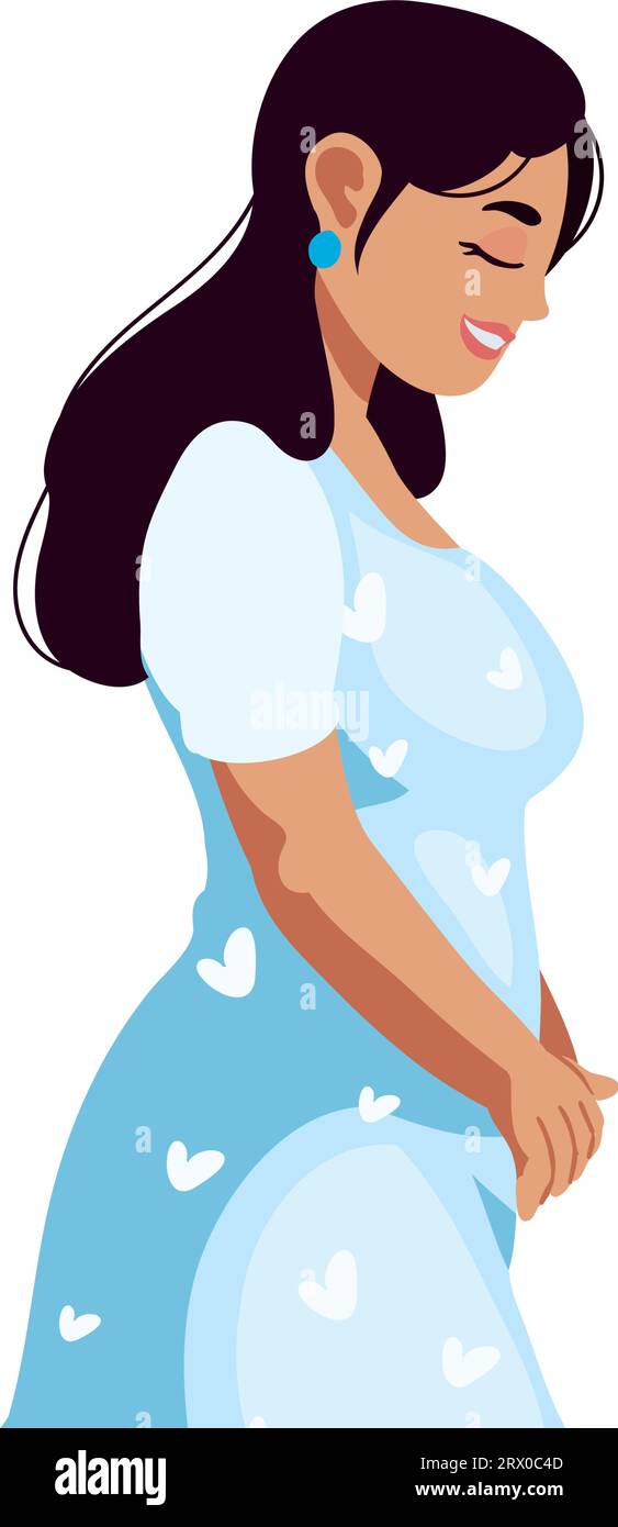 months pregnant woman maternal Stock Vector Image & Art - Alamy