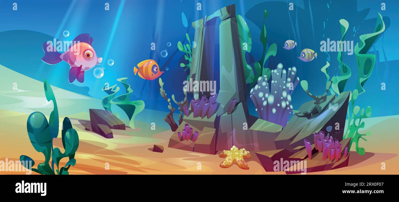 Ocean Habitat Drawing