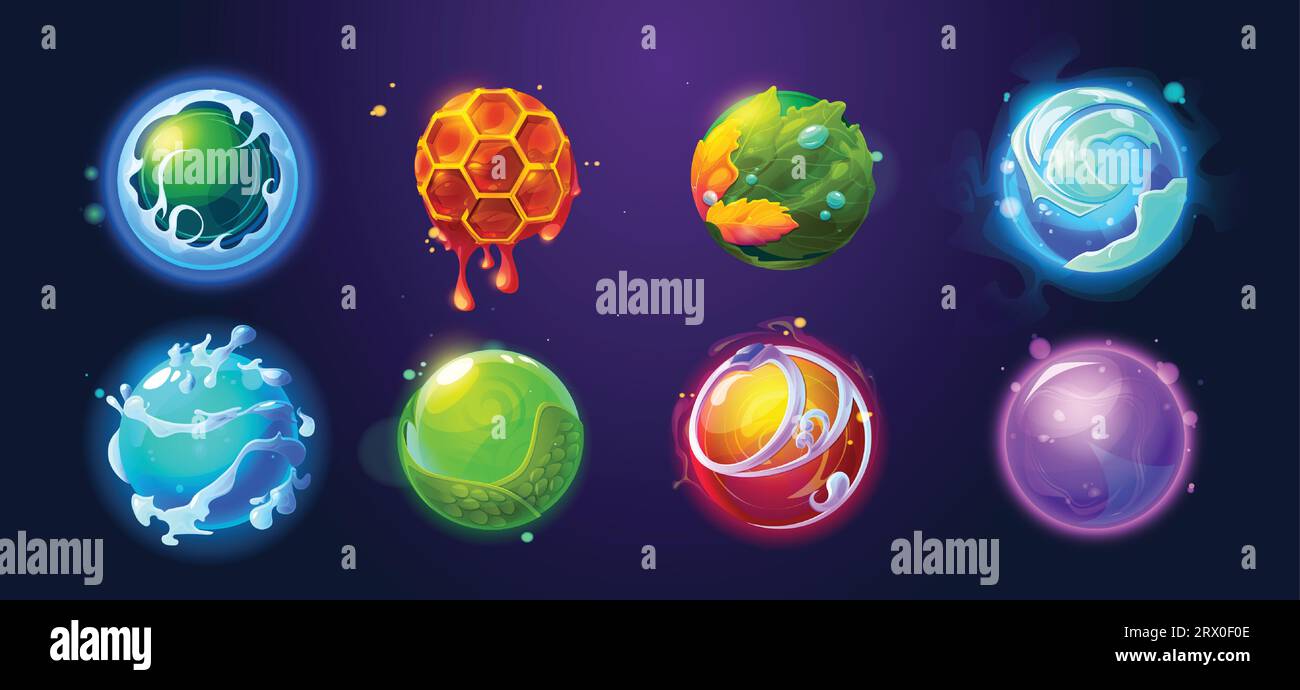 Magic ball for fortune telling or witchcraft. Cartoon vector ...