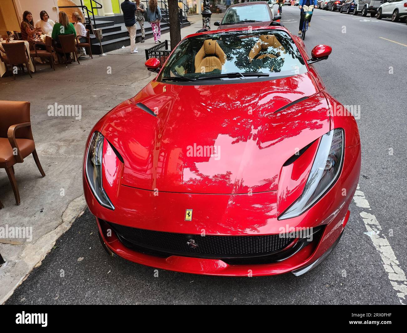 New York City, USA - June 03, 2023: Ferrari 812 GTS Superfast ...