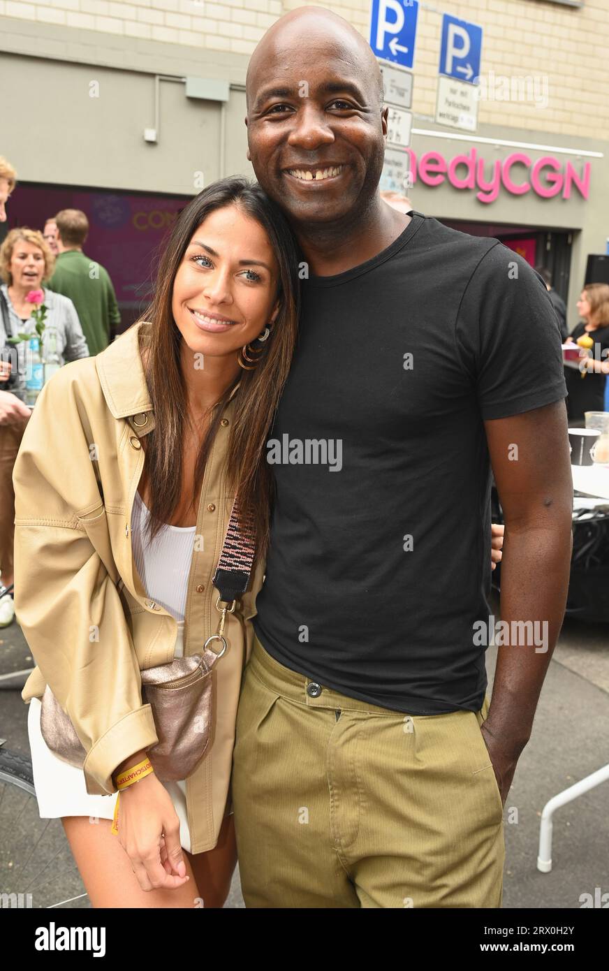 Cologne, Germany. 21st Sep, 2023. Comedian Negah Amiri and Dave Davis ...