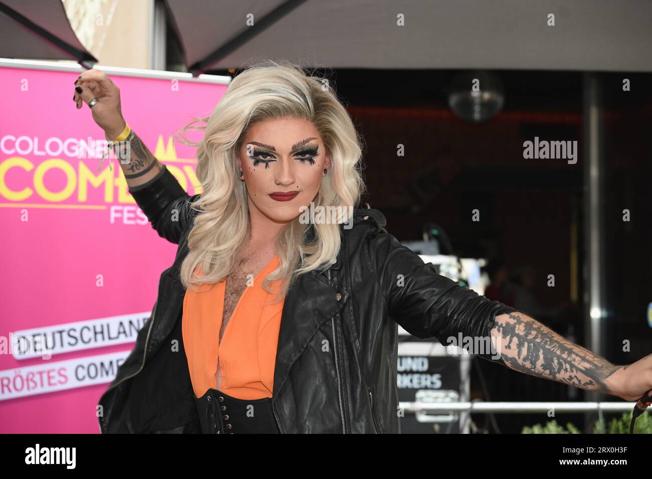 Cologne, Germany. 21st Sep, 2023. Comedian and drag artist Marcella ...