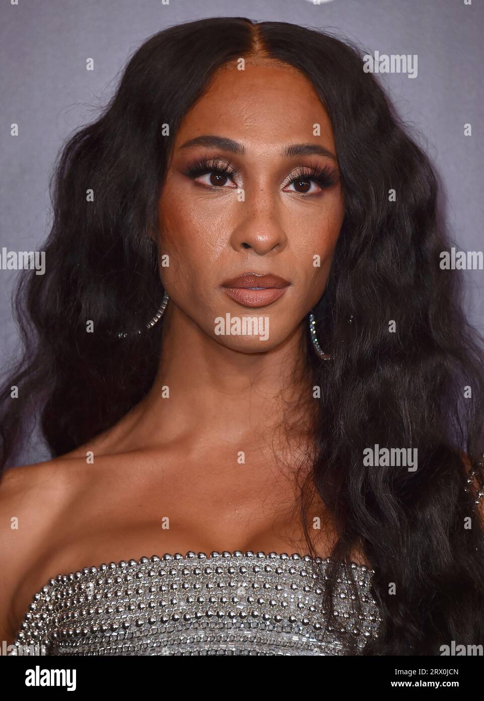 Michaela Jae Rodriguez arrives at the Black Music Action Coalition Gala ...