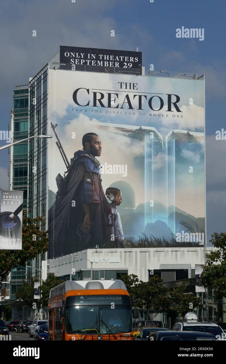 Disney movie billboard on sunset blvd hi-res stock photography and ...