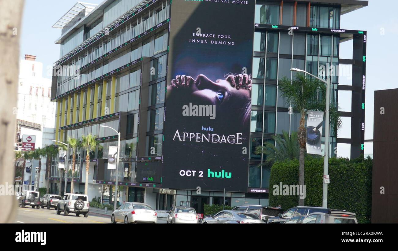 Los Angeles, California, USA 21st September 2023 Appendage Billboard on ...