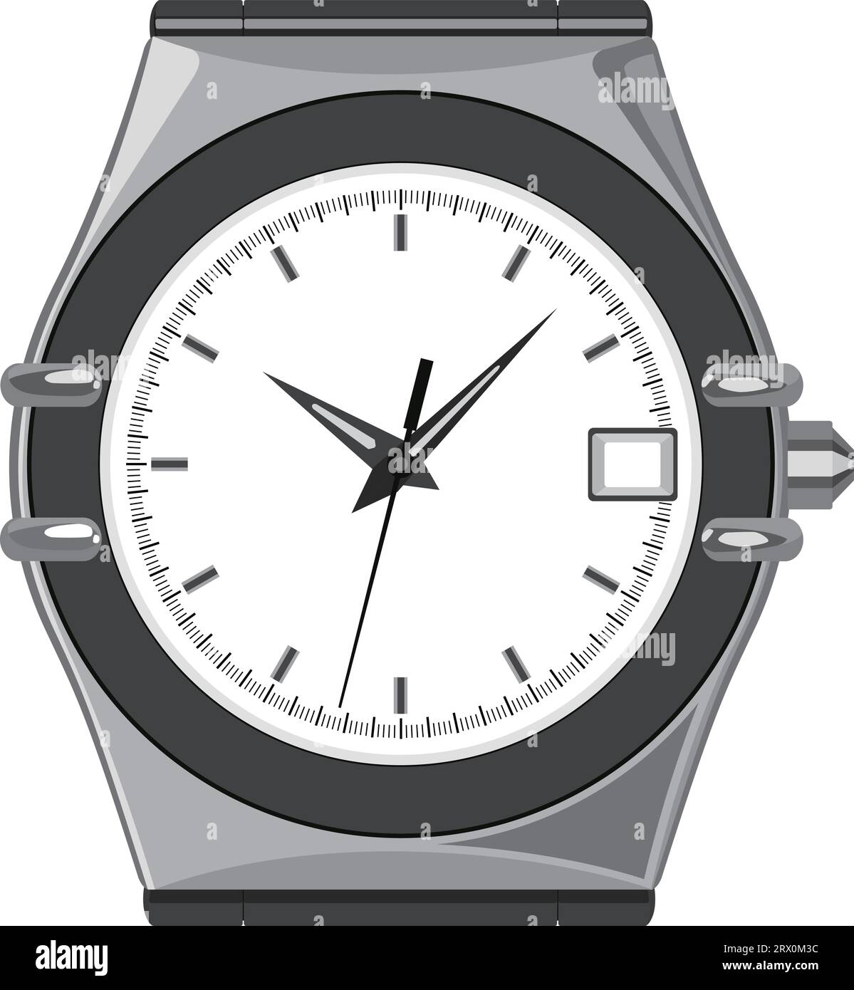 Layered vector illustration of isolated Watch Stock Vector Image & Art ...