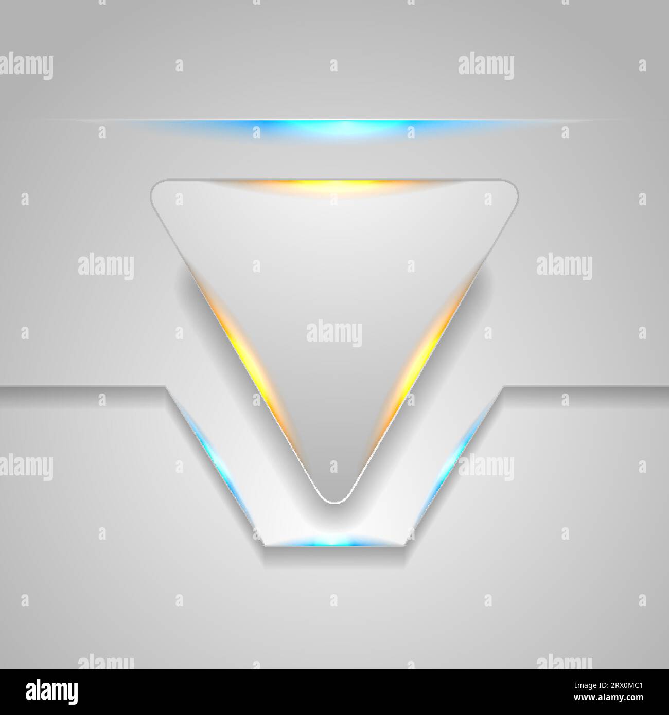 Concept hi-tech geometry abstract background with glowing light. Vector ...