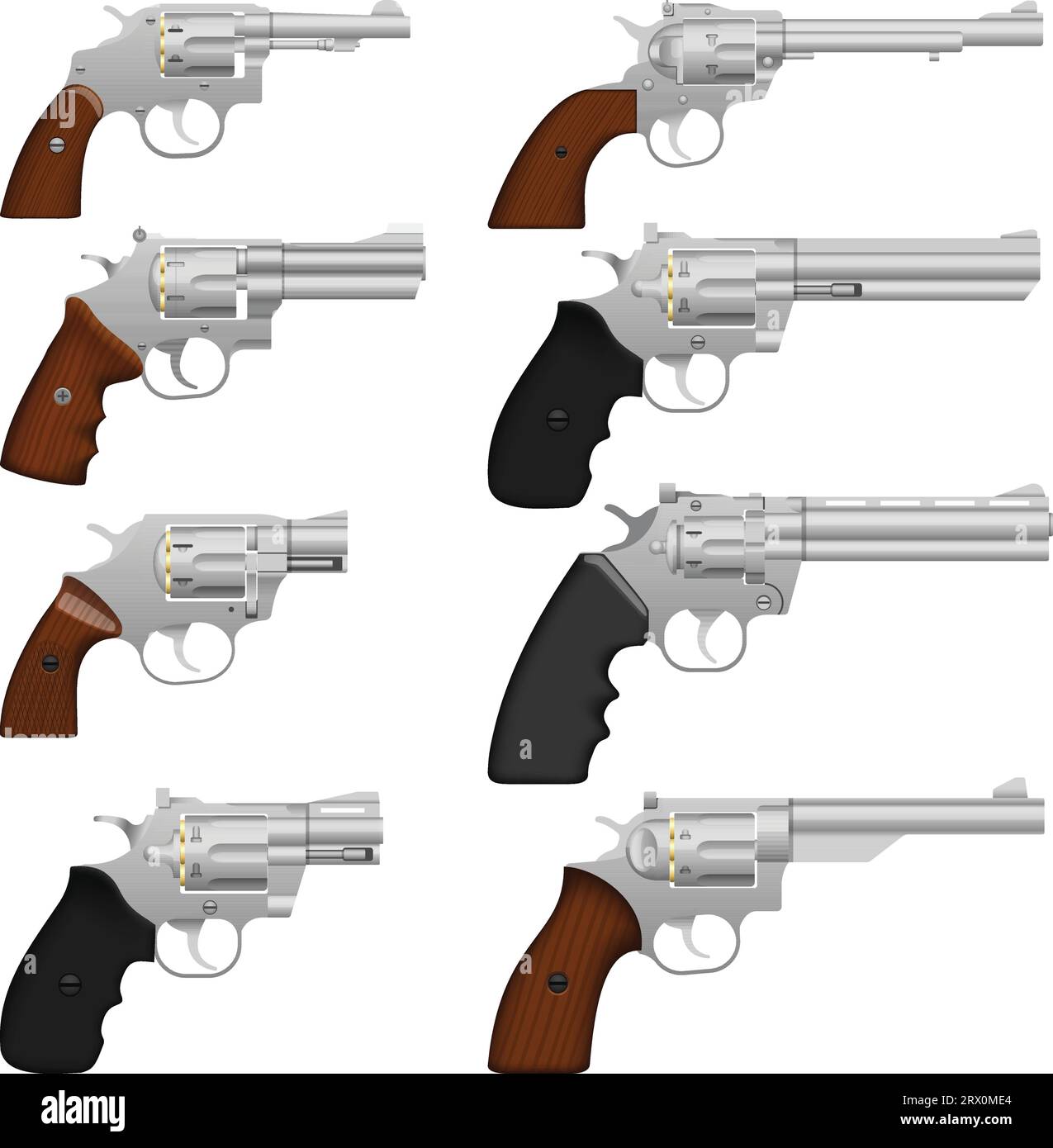 Revolver vector vectors Cut Out Stock Images & Pictures - Alamy