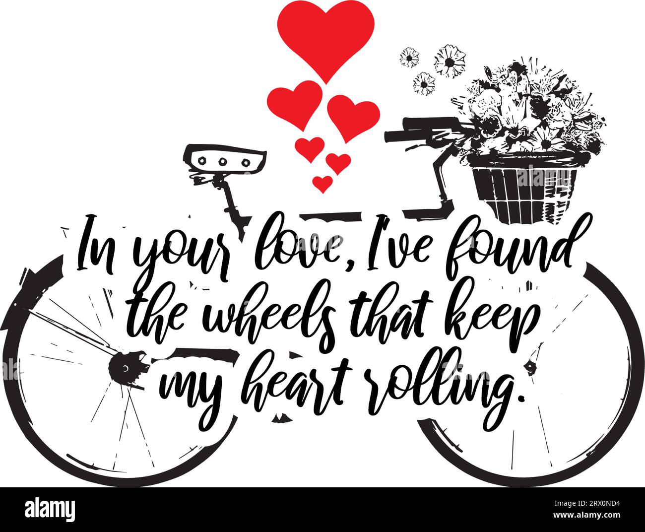 Keep the wheels rolling Stock Vector Images - Alamy