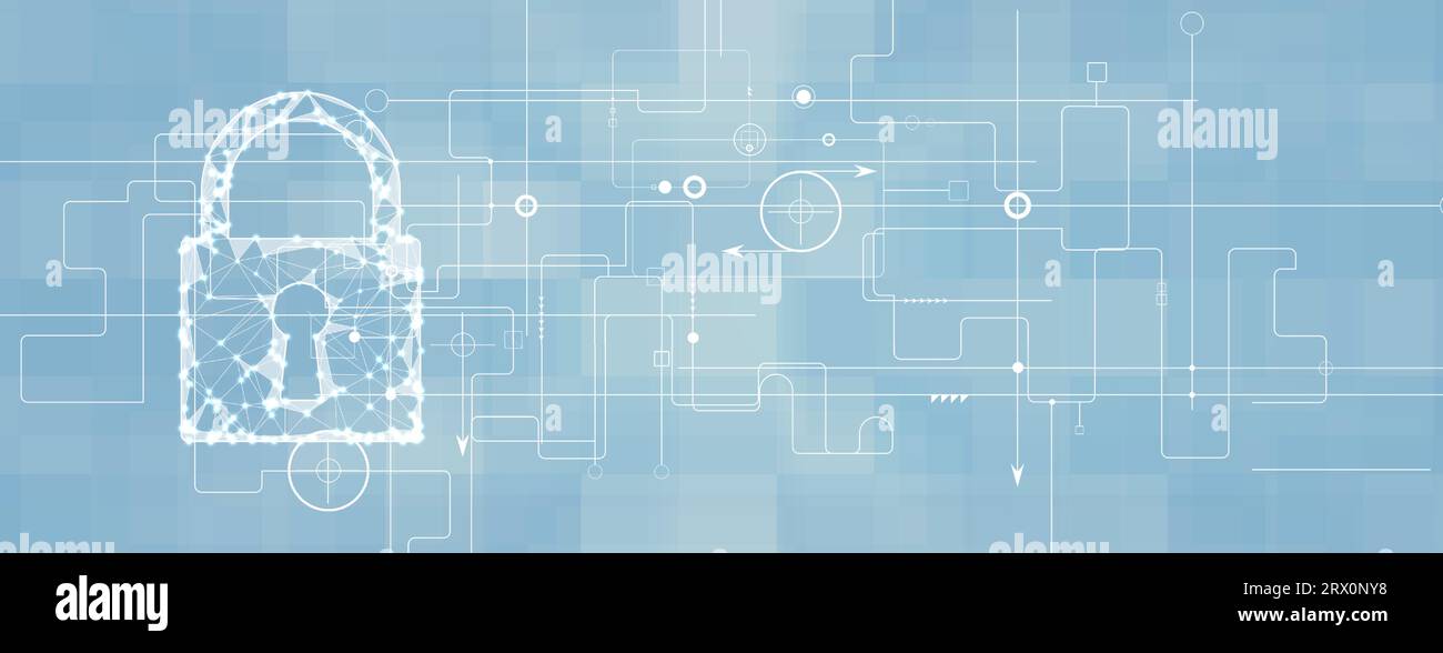 internet digital syber security technology concept for business ...