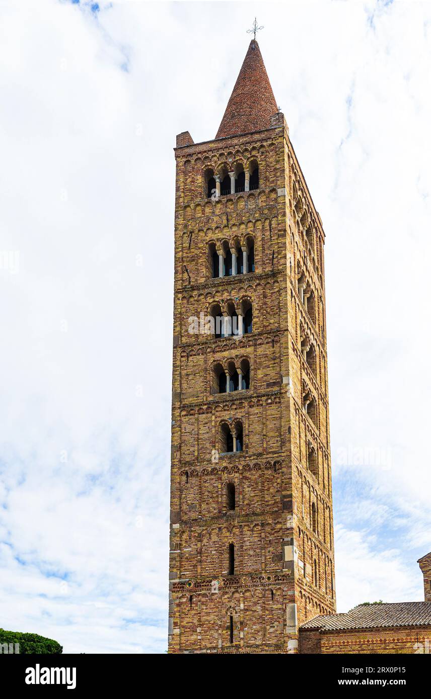 Italy Emilia Romagna Pomposa Abbey (9th century) - Bell Tower - Santa ...