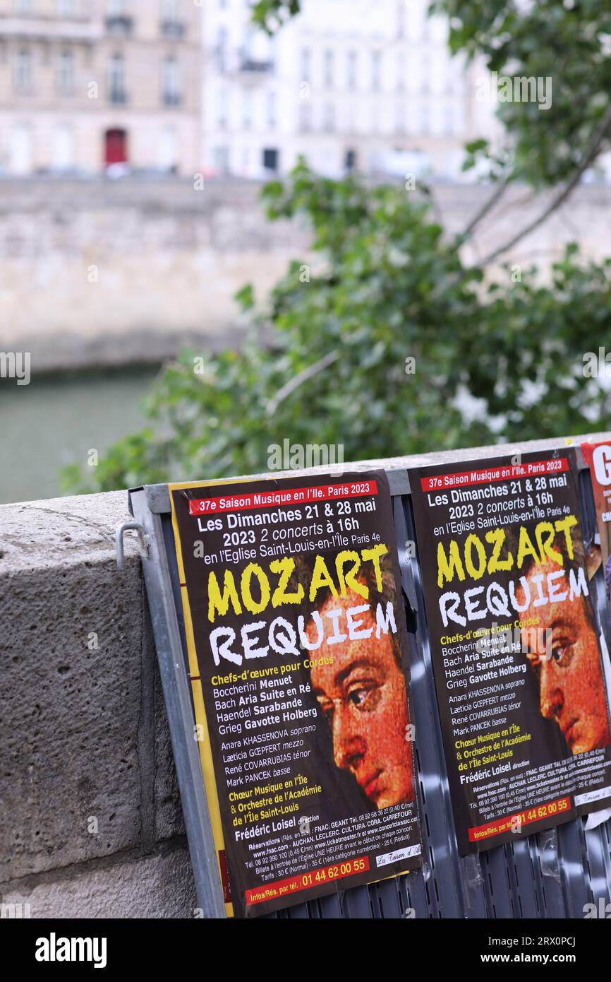 Classical concert poster hi-res stock photography and images - Alamy