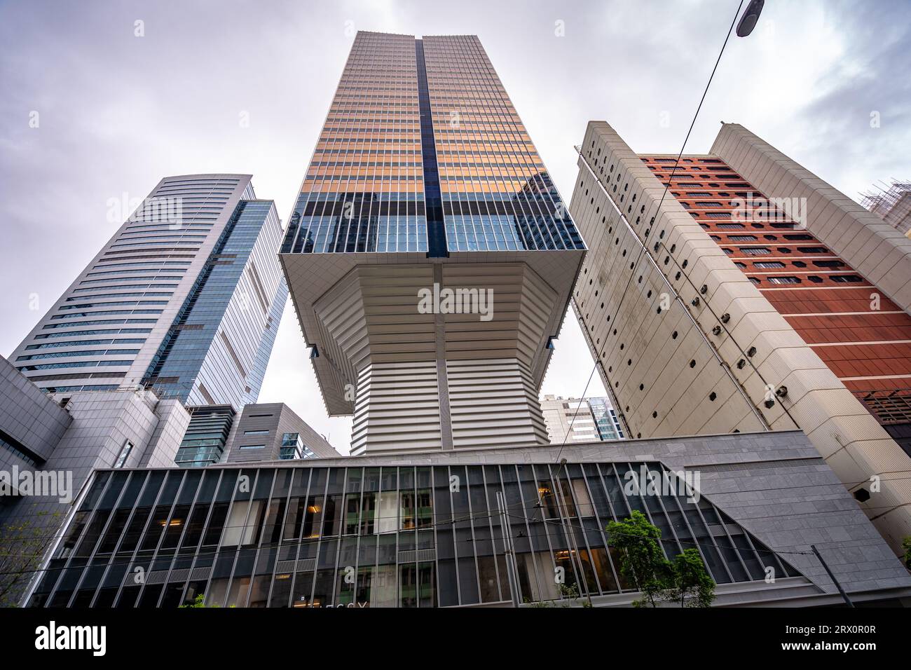 Hong Kong, China - Interesting building design Stock Photo - Alamy