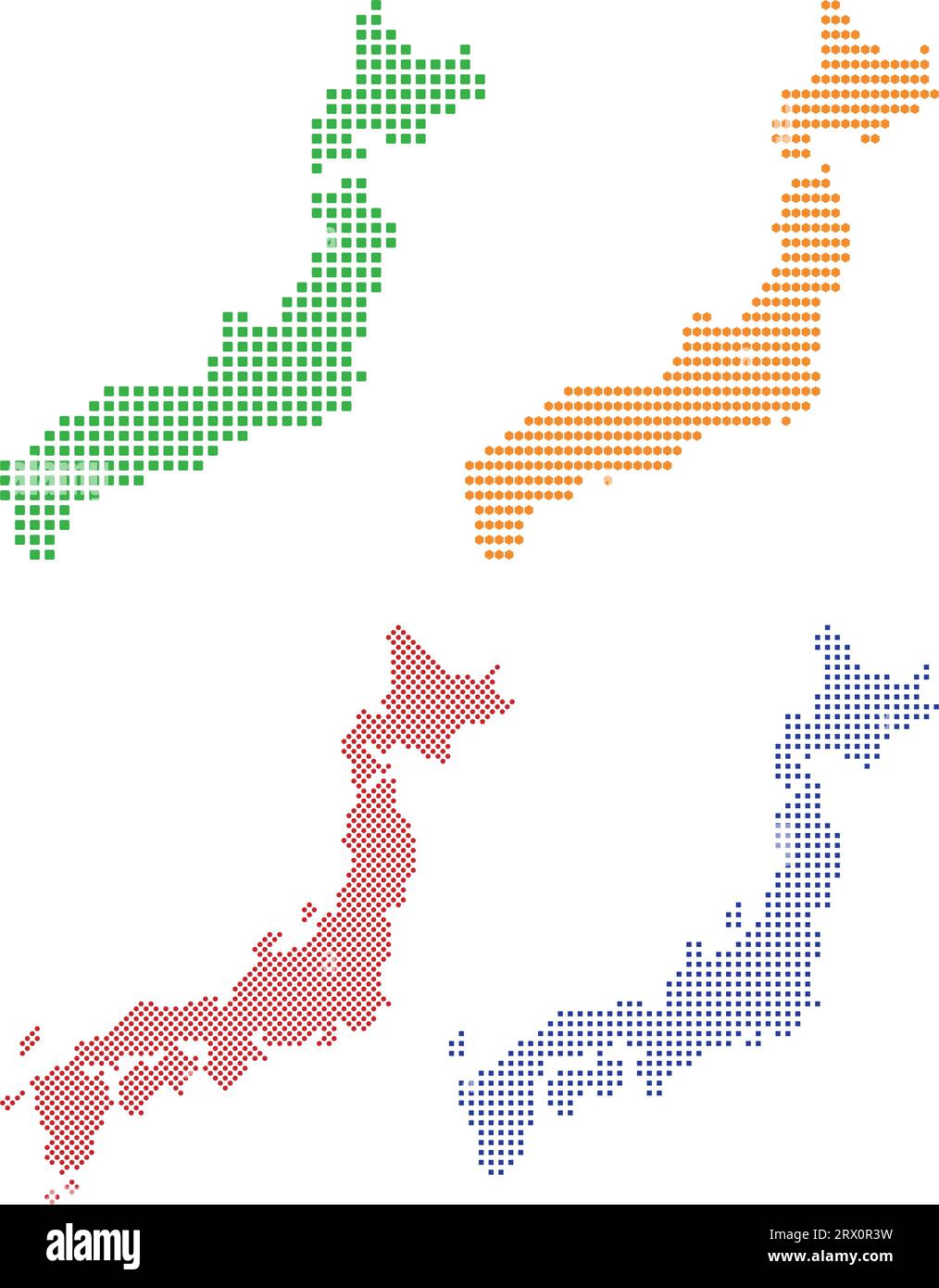 Japan country outline hi-res stock photography and images - Alamy